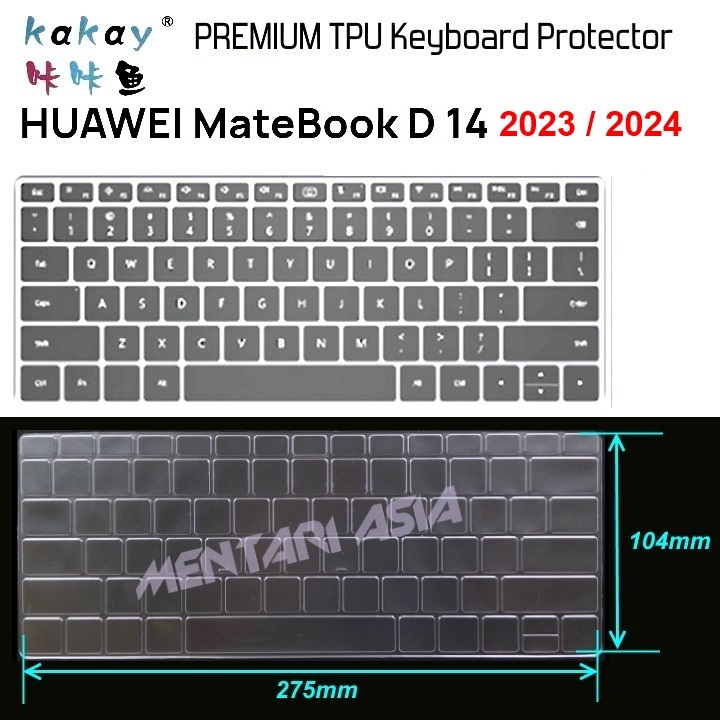 Jual Keyboard Protector Huawei MateBook D14 2023 2024 - KAKAY Premium ...