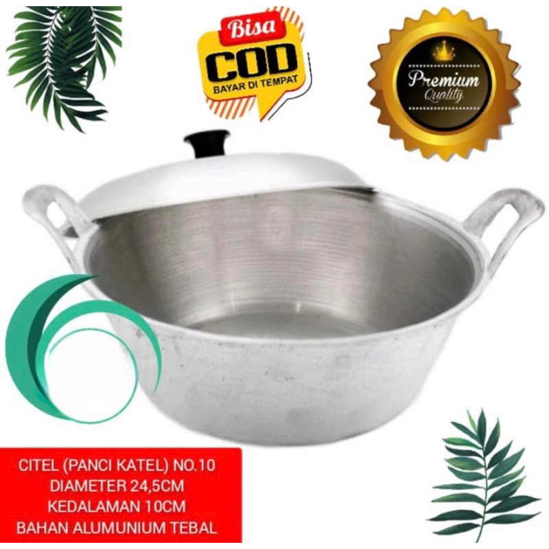Jual Dapur Tasik Citel NO 10 Panci katel serbaguna anti pecah liwet ...
