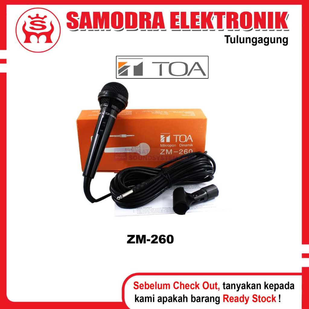 Jual TOA ZM 260 MICROPHONE DYNAMIC | MIK GENGGAM | MIC HANDHELD ...