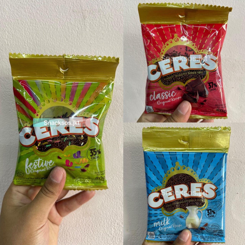 Jual [80GR] CERES MESES CLASSIC / MILK / FESTIVE ORIGINAL | Shopee ...