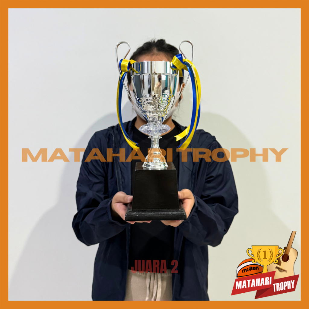 Jual Piala Cup Metal Murah Trophy Champions Silver 34CM - (CF901 ...