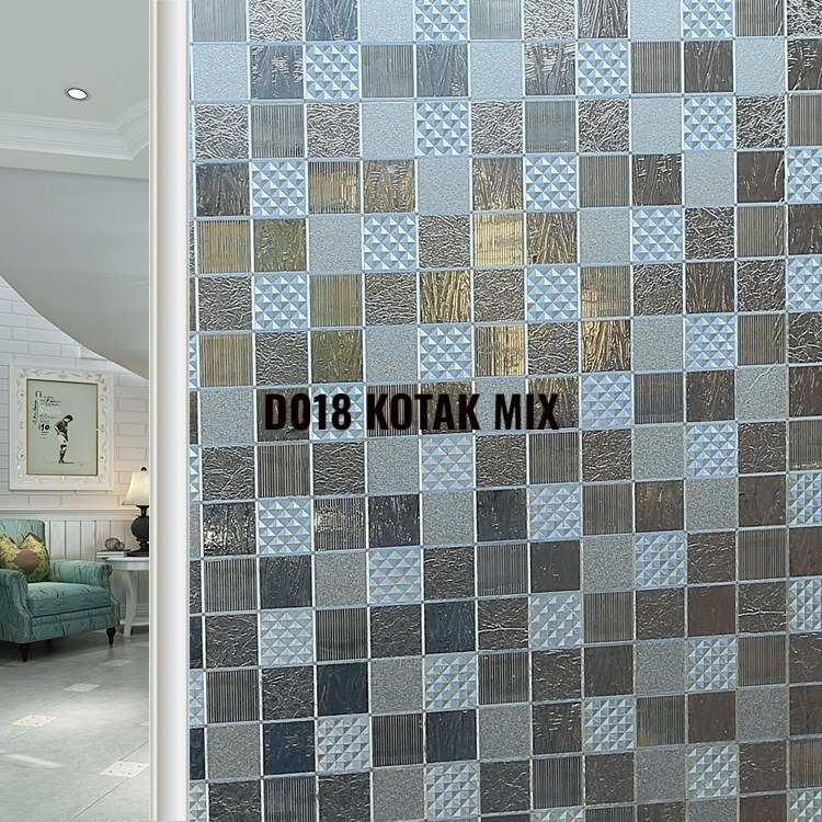 Jual HS - D018 KOTAK MIX | STIKER KACA | STICKER KACA | STIKER WINDOW ...