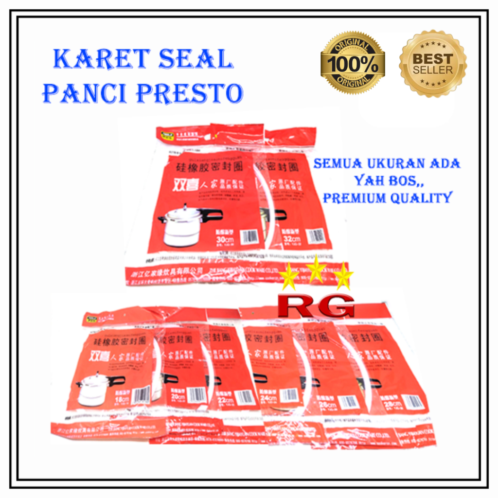 Jual KARET SEAL PANCI PRESTO UKURAN 18 CM - 32 CM SEAL PRESTO SEMUA UKURAN | Shopee Indonesia