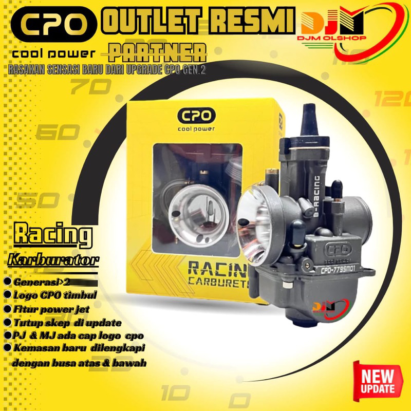 Jual Karburator CPO Pe Pwk 24 26 28 30 32 34 - Karbu Kotak Original Black Series | Shopee Indonesia