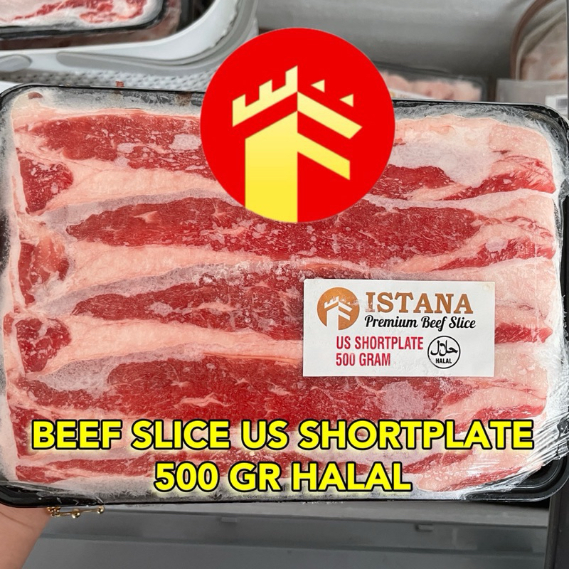 Jual BEEF SLICE US SHORTPLATE 500 GR HALAL DAGING SAPI IRIS BEEF SLICE ...