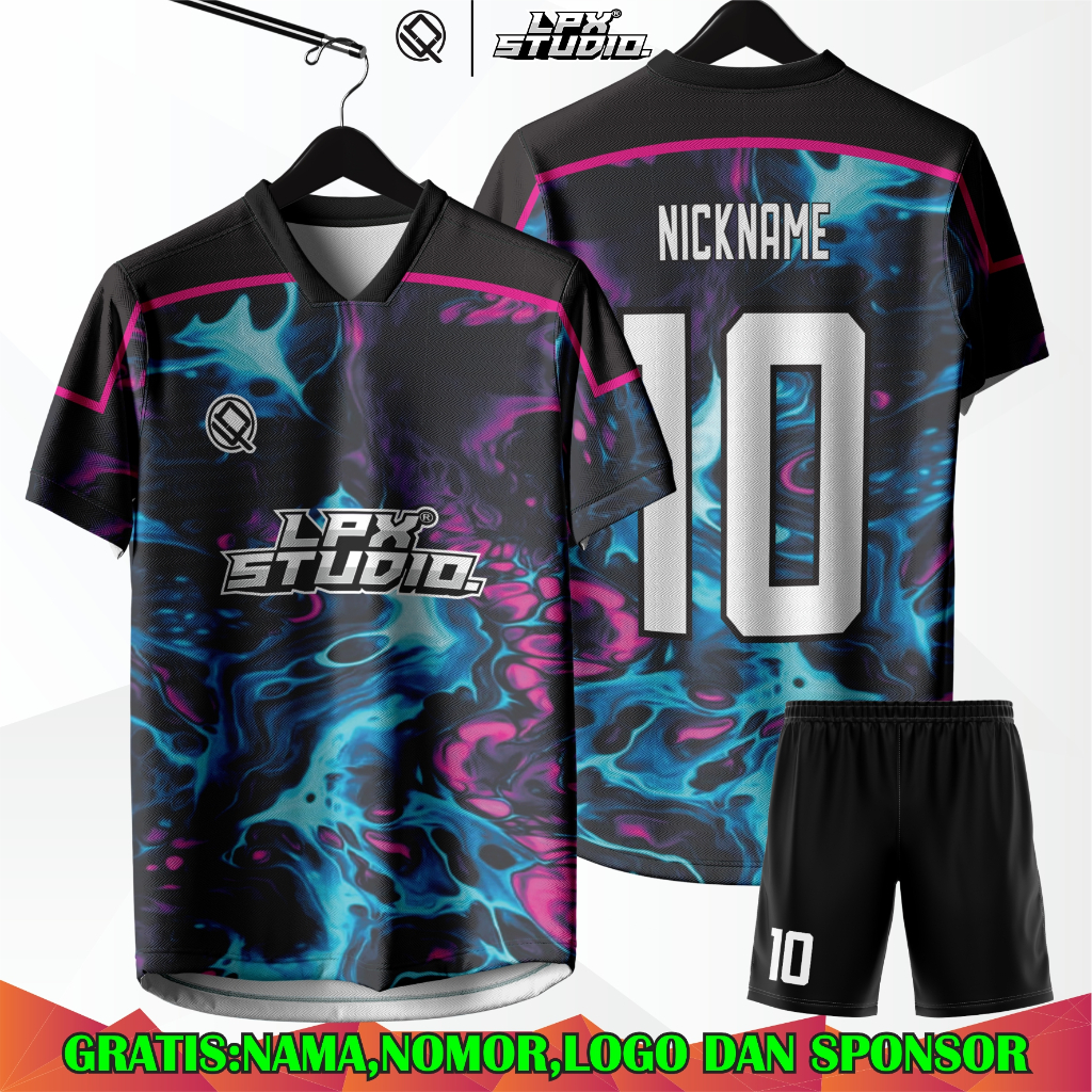 Jual Jersey Bola Galaxy Virus Custom Free Name Set Sport | Shopee Indonesia