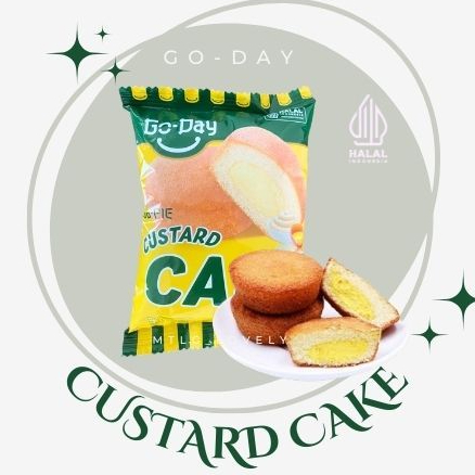 Jual HALAL Snack Custard Cake | GO-DAY | Snack Pie | Pie Cream | Shopee ...