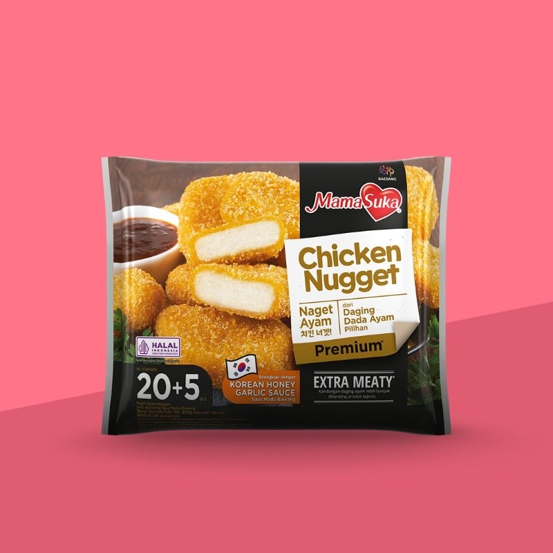 Jual MAMASUKA Chicken Nugget Premium (Extra Meaty) | Shopee Indonesia