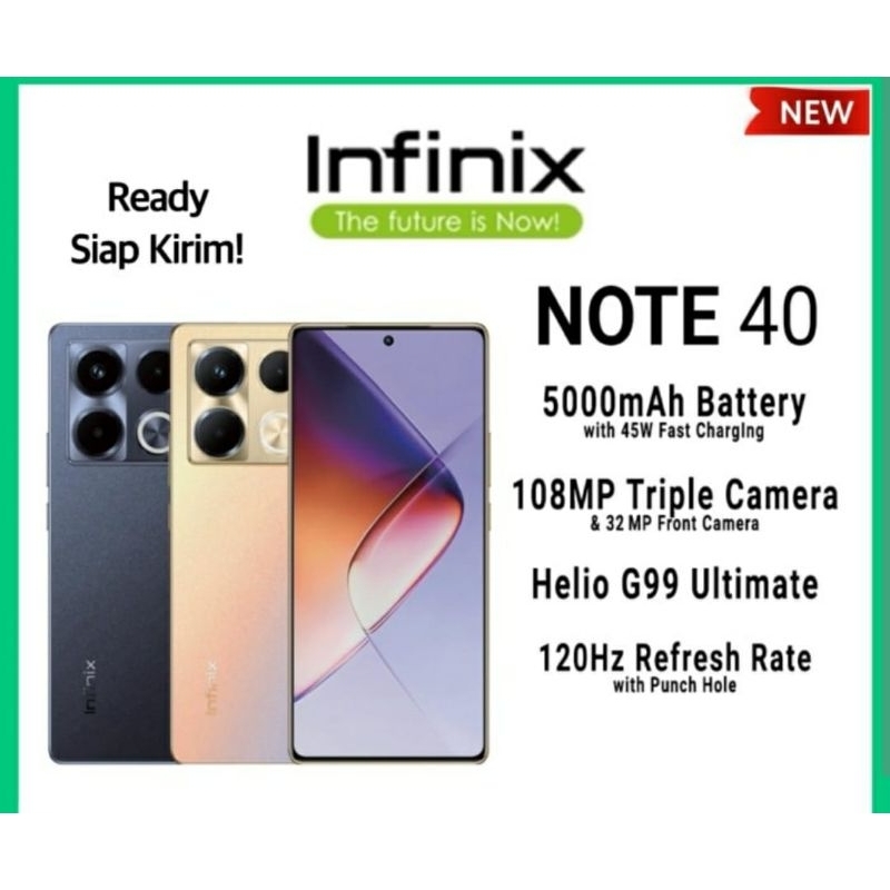 Jual INFINIX NOTE 40 8/256 GARANSI RESMI NO REPACK | Shopee Indonesia