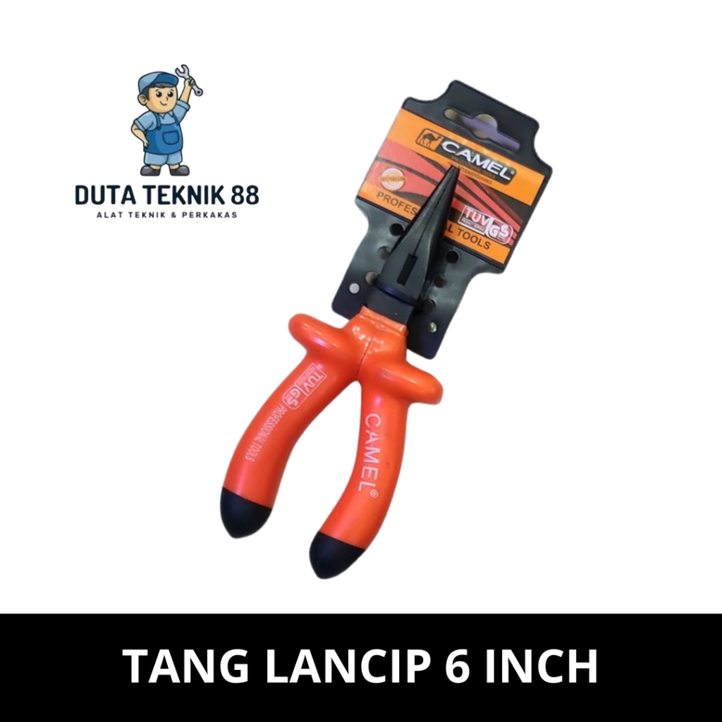 Jual Tang Lancip Camel Listrik 6" / Electrical Tang Listrik Lancip 6 ...