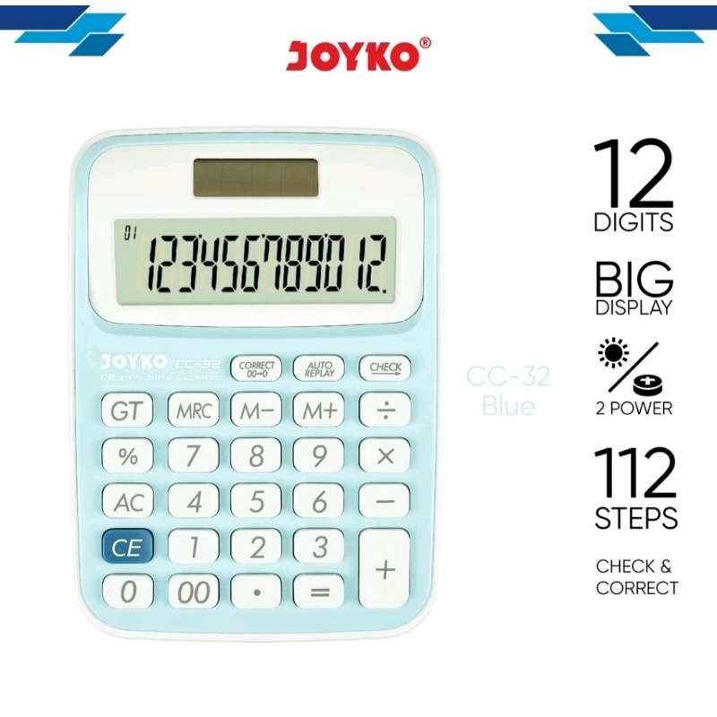 Jual Kalkulator Joyko CcC-32 12 Digit | Shopee Indonesia