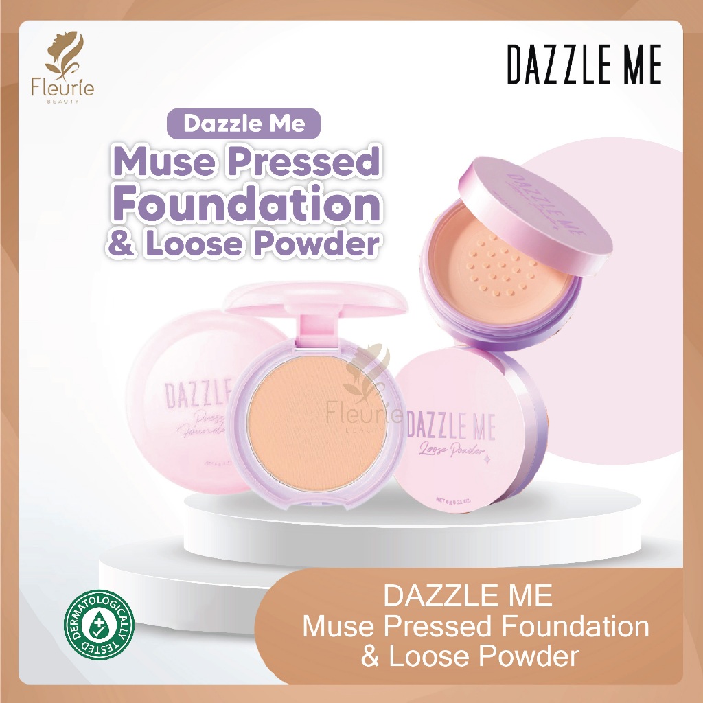 Jual DAZZLE ME Muse Pressed Foundation SPF 25PA+++ / Always Setting ...
