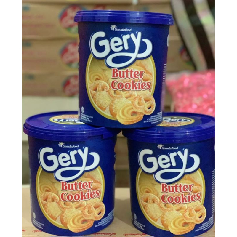 Jual Gery Butter Cookies /Gery Wafer Roll / Gery Egg Roll bucket ...