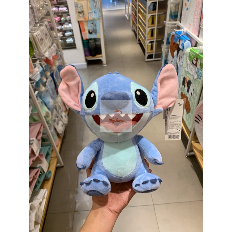 Jual MINISO Boneka Stitch Ukuran 25cm / Disney 100 Smile Faces ...