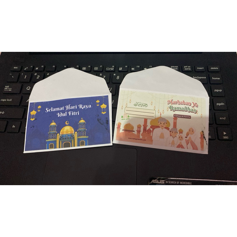 Jual Amplop Lebaran Custom Model dan nama boleh pakai foto | Amplop ...