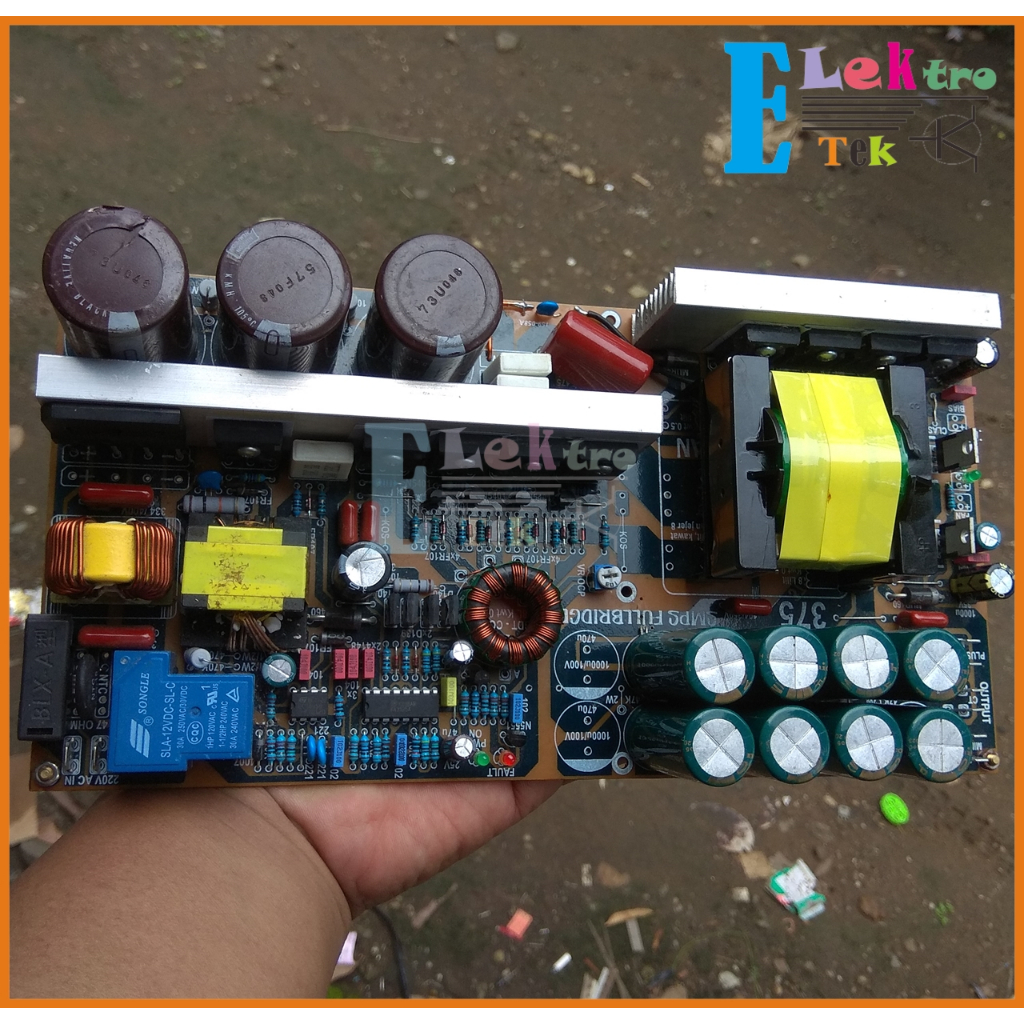 Jual KIT SMPS FB FULLBRIDGE OCP SOFTSTART 375 REAL LOAD 3500WATT MURNI ...