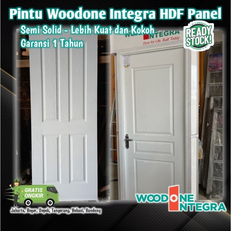 Jual Pintu Woodone Integra HDF Panel Model Cantik Minimalis Gratis Ongkir Jakarta Bogor ...