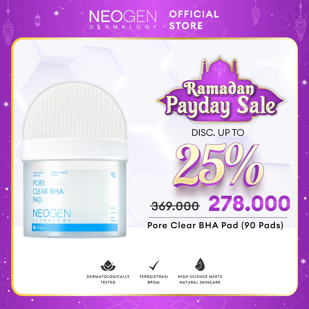Jual NEOGEN DERMALOGY Pore Clear BHA Pad (90 Pads) | Shopee Indonesia