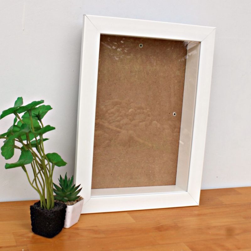 Jual Pigura/Frame foto/Bingkai 3D Putih ukuran A4 (21x30cm) space 3cm ...