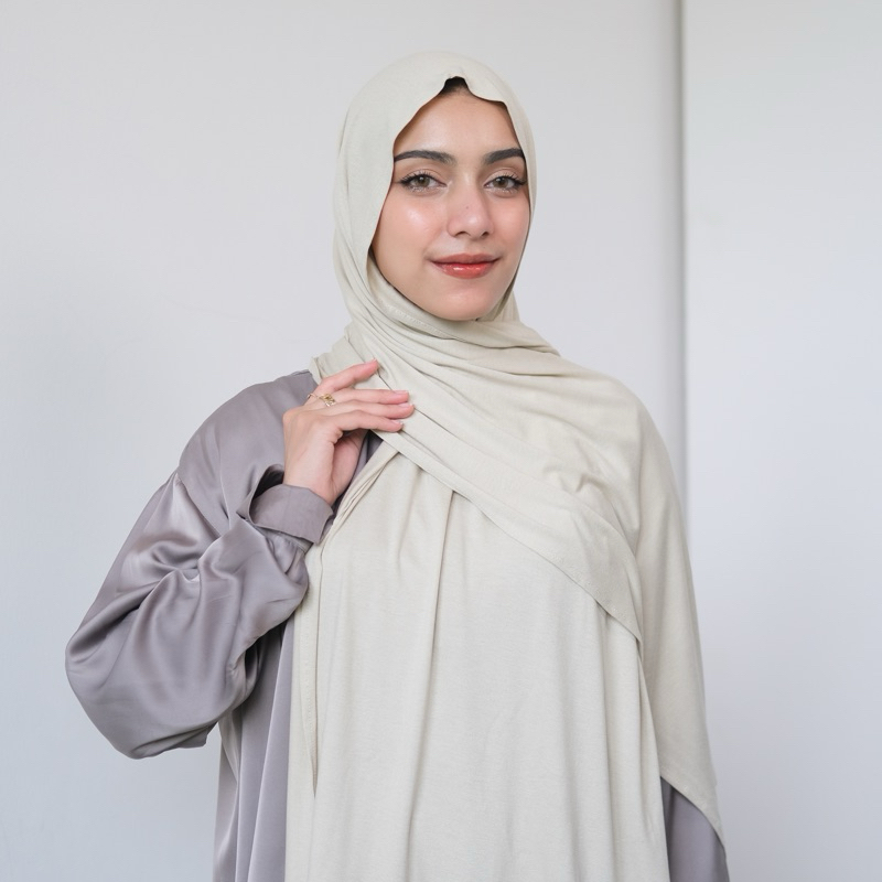 Jual HANZA BASIC SHAWL MIRACHOLECCT (Pashmina Cotton stretch & cooltech) | Shopee Indonesia