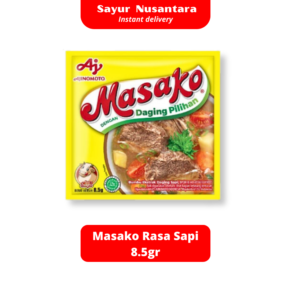 Jual Masako Sapi 8.5gr - Sayur Nusantara | Shopee Indonesia