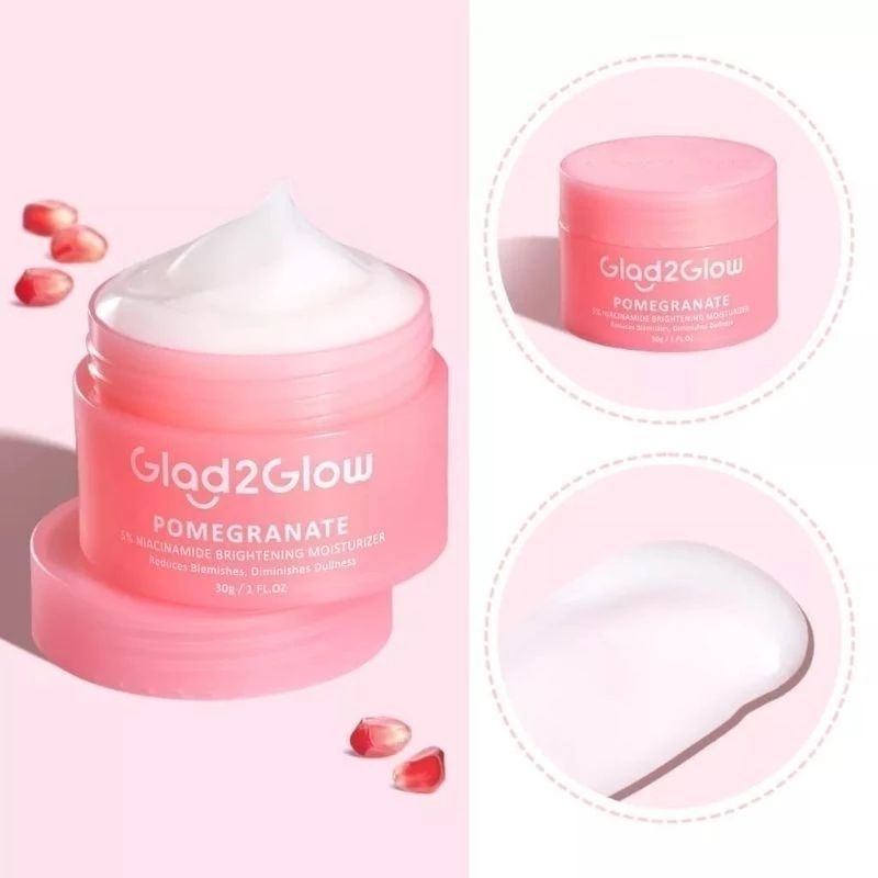 Jual Glad2Glow pomegranate brightrning moisturizer / glad2glow ...