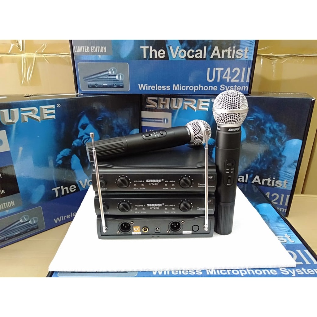 Jual SHURE UT42II MICROPHONE WIRELESS UT42 II MIC UT 42 II | Shopee ...