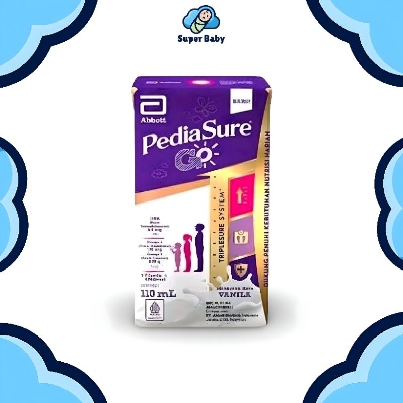 Jual SUSU UHT ANAK PEDIASURE GO USIA 1-10 TAHUN COKELAT VANILLA 110ml | Shopee Indonesia