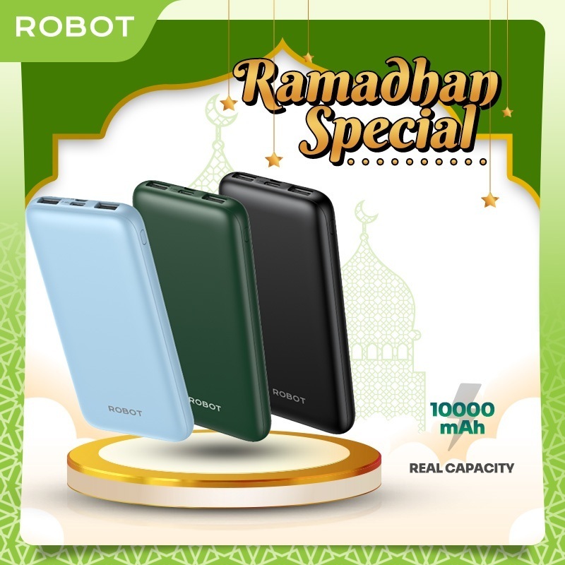 Jual ROBOT RT12 10.000mAh Dual Input Type C & Micro Usb Lightweight ...