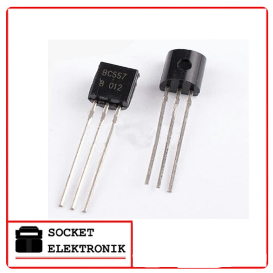 Jual Transistor PNP Low Power BC-557 BC557 TO-92 TO92 0.1A | Shopee Indonesia