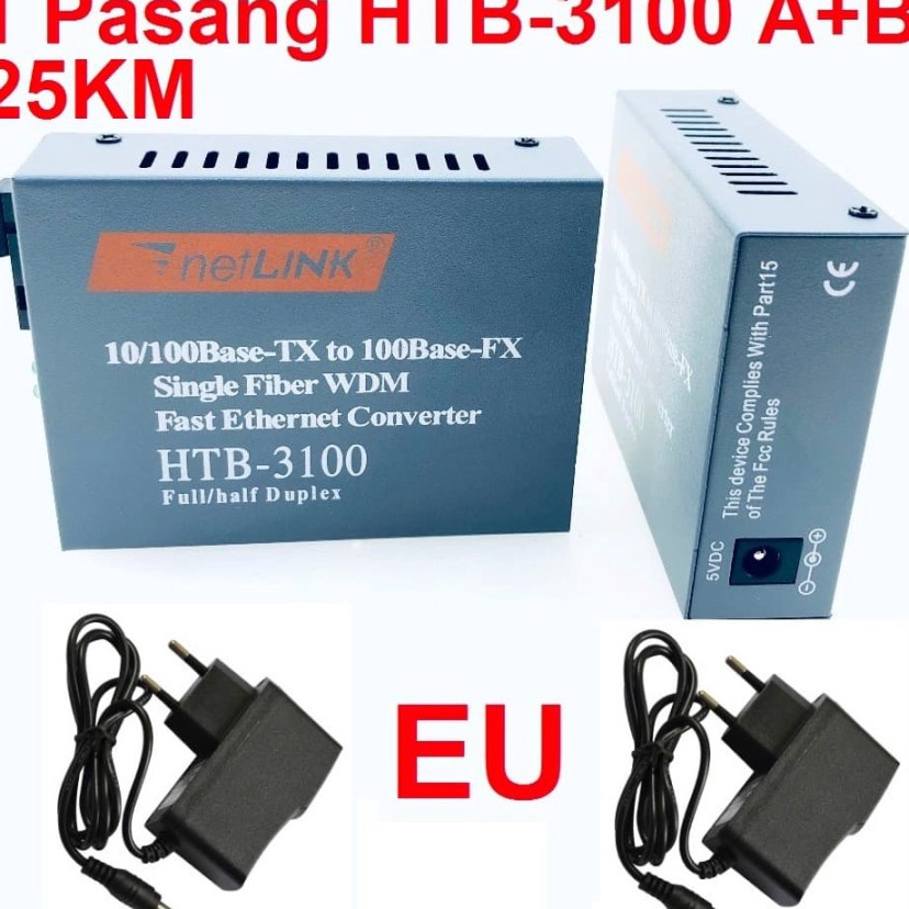 Jual NewProduct HTB31 AB Fiber Optic Optical Media Converter HTB31 ...