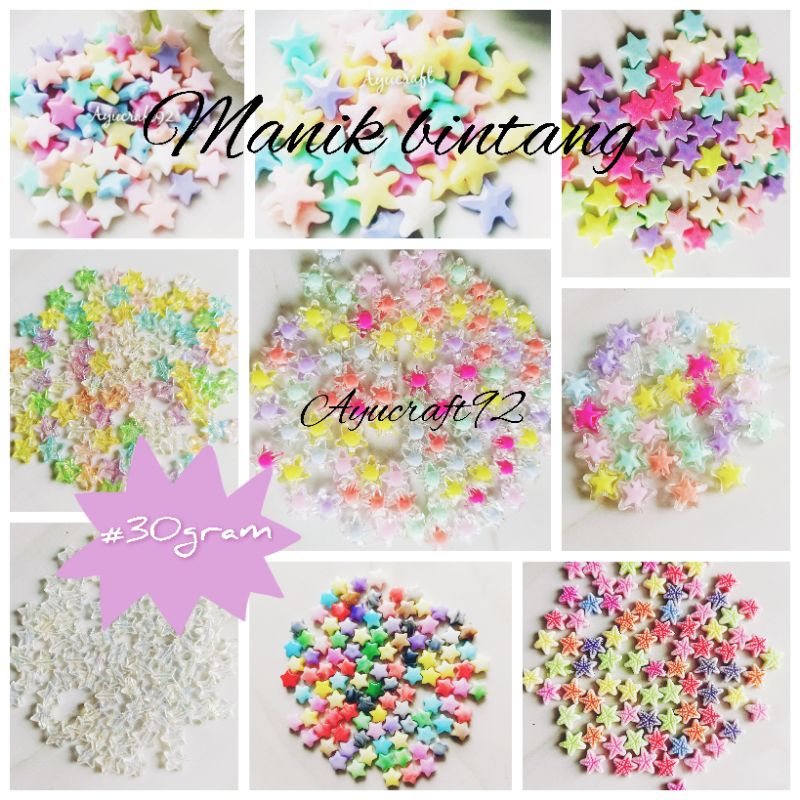 Jual Mote/manik bintang (30gram) | Shopee Indonesia