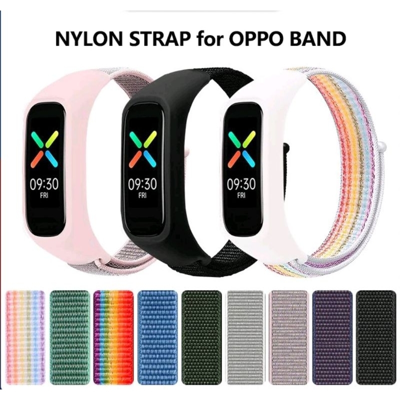 Jual Woven Nylon Loop Band Strap For OPPO Band Replacement Wristband ...