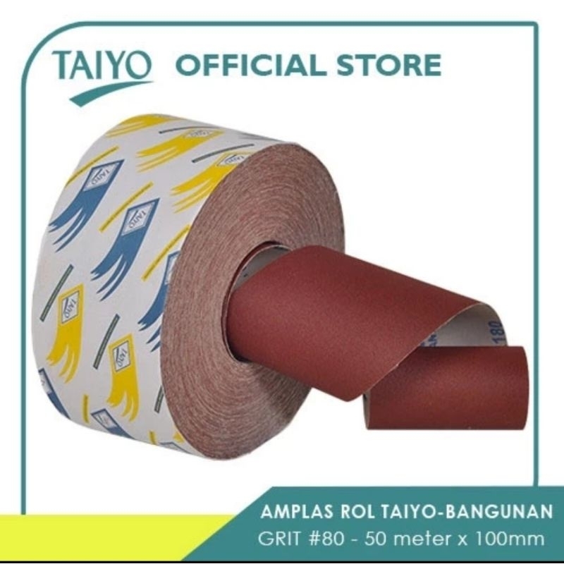Jual AMPLAS ROLL TAIYO SH007 AMPLAS BANGUNAN AMPLAS METERAN LEBAR 10CM ...
