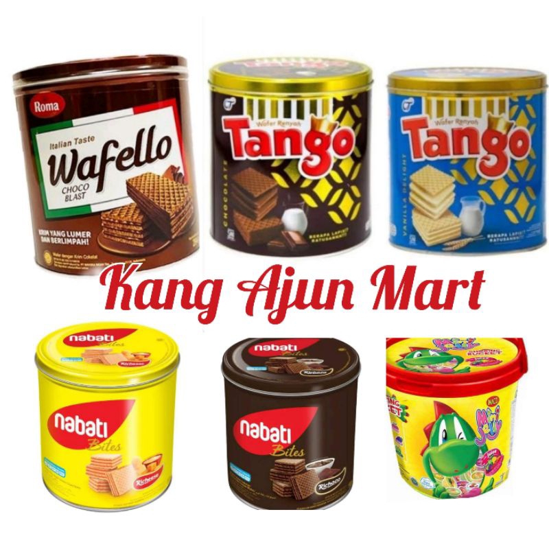 Jual WAFER TANGO WAFELO INACO KALENG COKLAT/ VANILA | Shopee Indonesia