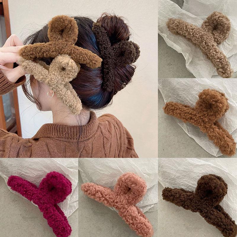 Jual Premium Jepit Rambut Korea JUMBO 14cm - Jedai Bulu Jepit Rambut ...