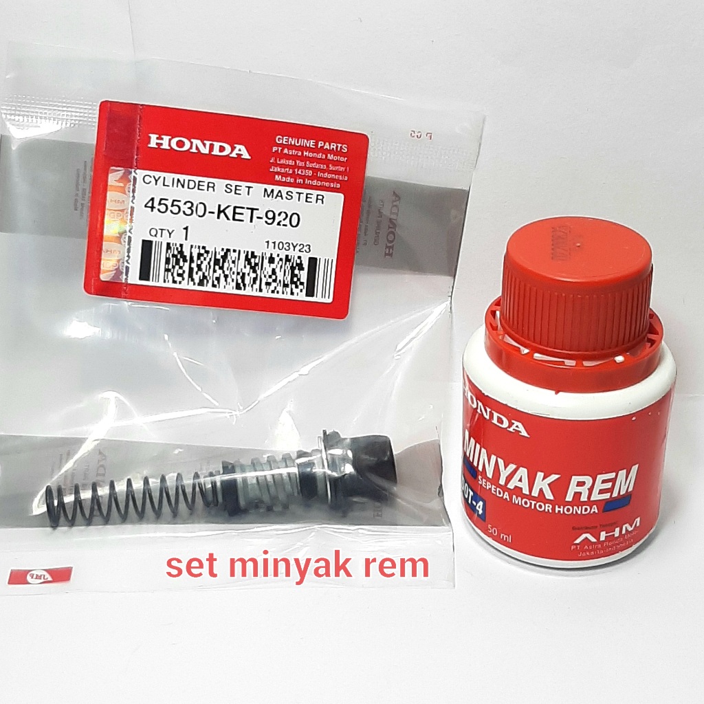 Jual Master rem kit depan set minyak rem AHM CB 150 Karisma CBR 150 CRF ...