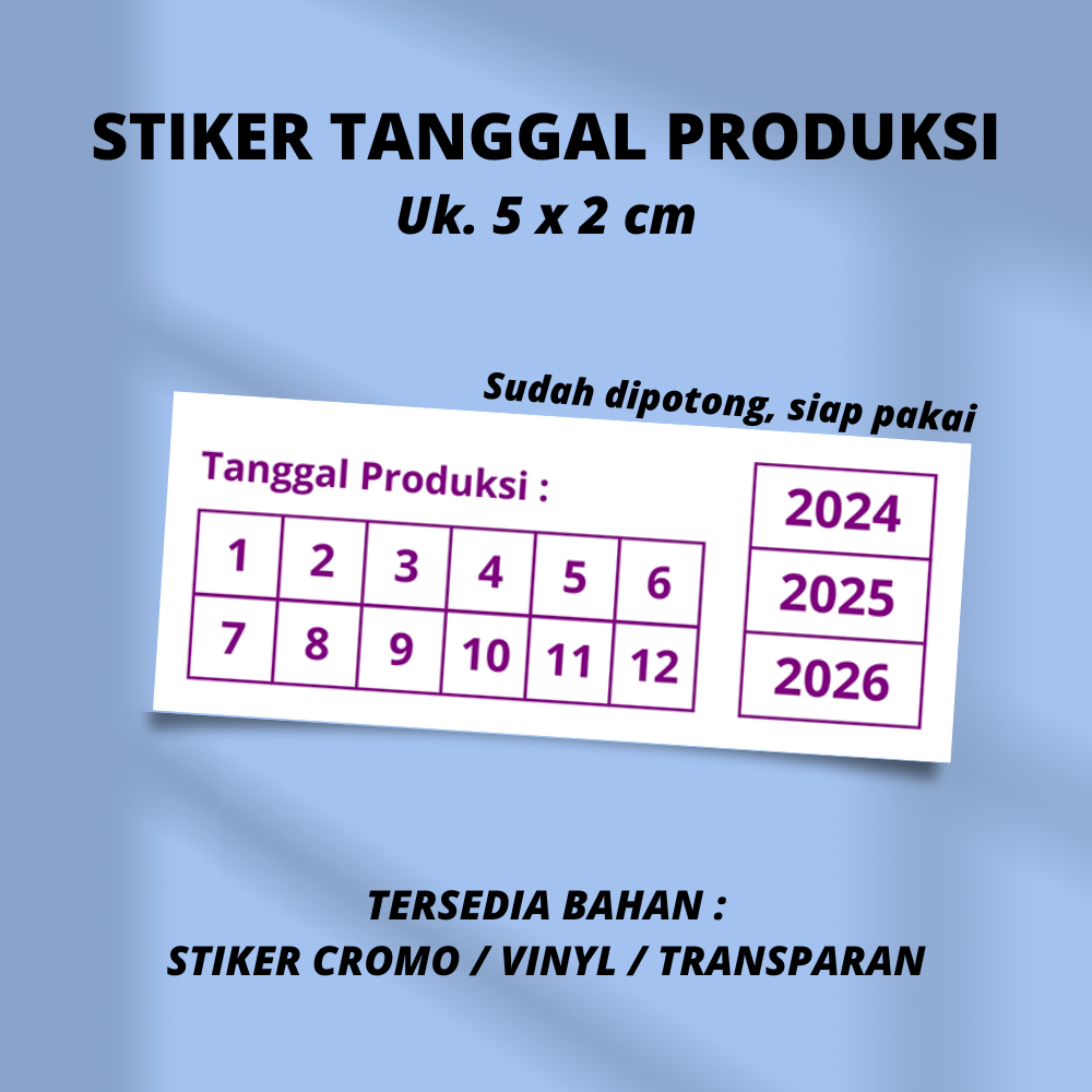 Jual STIKER / LABEL / BEST BEFORE / EXPIRED DATE / TANGGAL PRODUKSI ( 5 ...