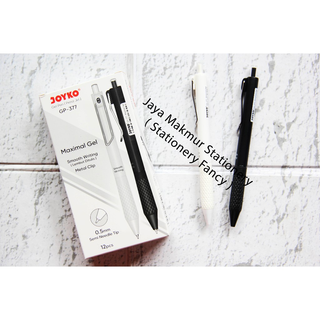 Jual Pen gel Joyko Maximal 0.5 mm GP-377 (1 lusin) | Shopee Indonesia