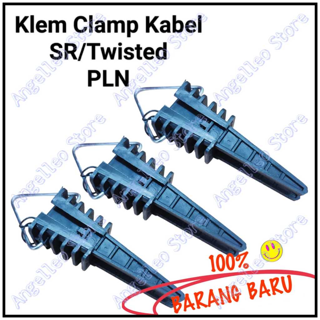 Jual Pengikat Kabel SR~Klem Clamp Kabel Twisted~Kabel PLN | Shopee ...