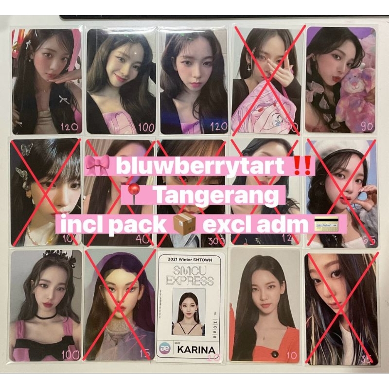 Jual PC KARINA AESPA OFFICIAL [ POTD, my world appmus, interasia, boneka caendy, hottracks, id ...