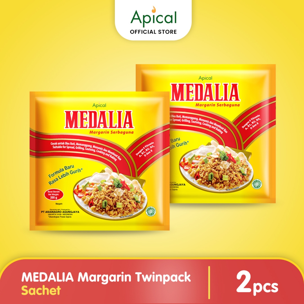 Jual Medalia Margarin Sachet 200Gr Twinpack | Shopee Indonesia