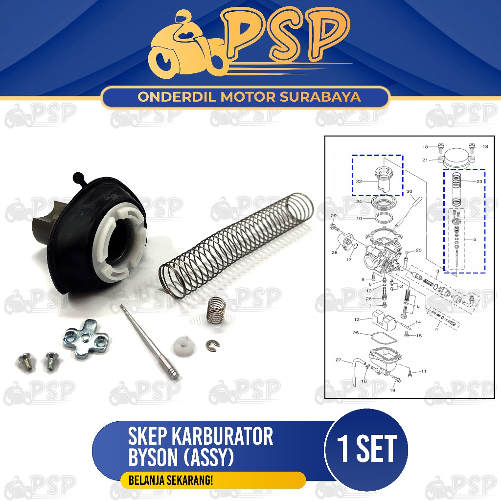 Jual Skep Karburator Assy Byson - Sekep Piston Gas Karbu Vakum Vacum ... Jual Skep Karburator Assy Byson - Sekep Piston Gas Karbu Vakum Vacum ...