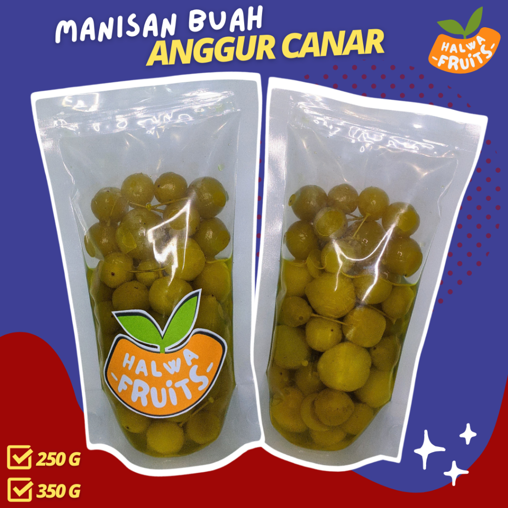 Jual Manisan Buah Anggur Canar - Kemasan 200g | Shopee Indonesia