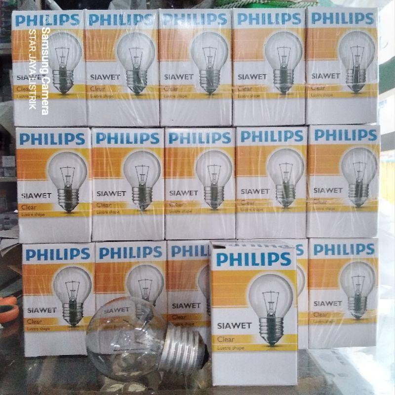 Jual lampu Pijar Philips/Dop Philips Siawet 15 Watt (Kecil),15 Watt ...
