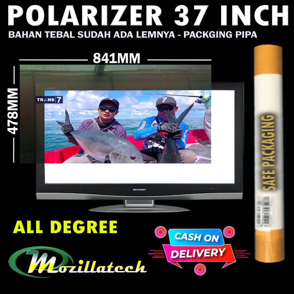 Jual POLARIZER POLARIS TV LCD 37 INCH 0 DERAJAT 90 DERAJAT DRAJAT PLASTIK POLARIZER LCD 37 ...
