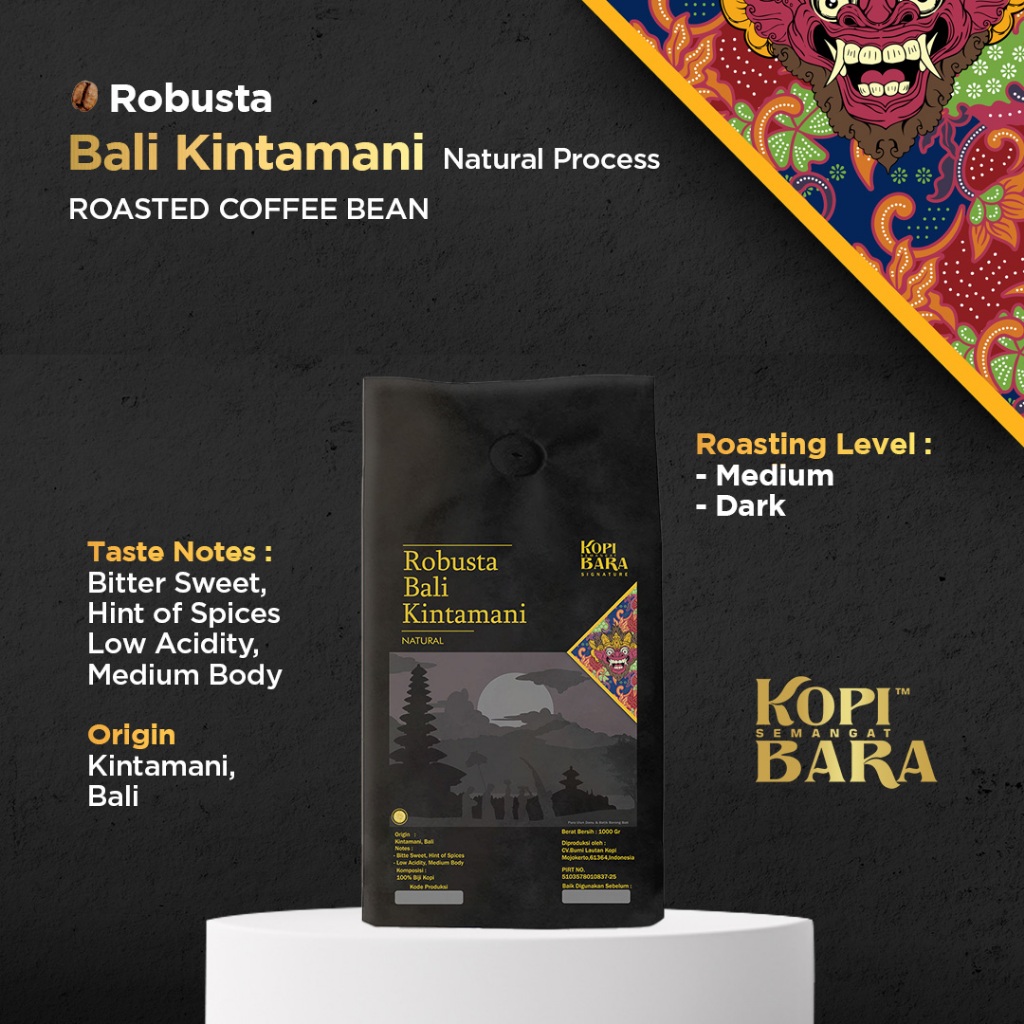 Jual FREE GRATIS ONGKIR 1kg ROBUSTA BALI KINTAMANI Kopi Biji Bara Signature PIRT Enak | Shopee ...