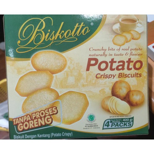 Jual Biskotto Potato Crispy Biscuits 360gr Box - Biskitop Biskuit ...