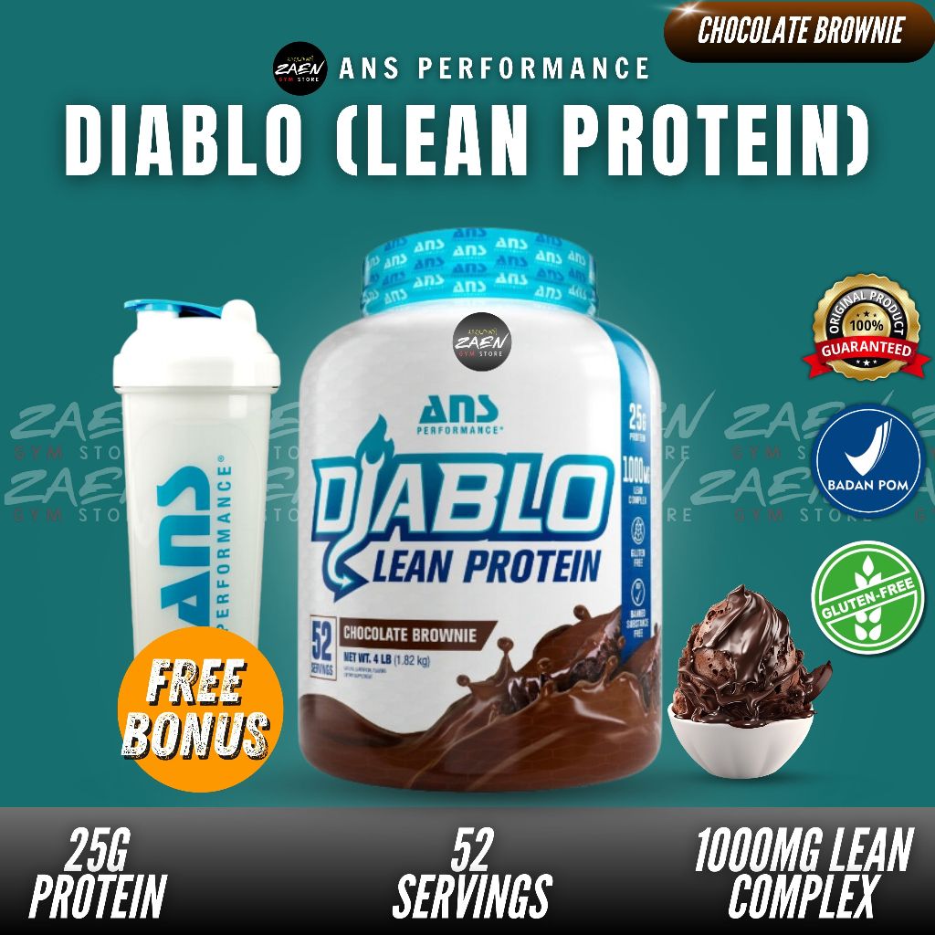 Jual ANS Performance Diablo Protein 4 Lbs Whey Protein + Fat loss ...