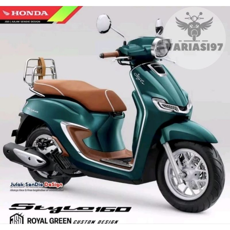 Jual Aksesoris motor honda stylo 160 backrack / back rack belakang New ...